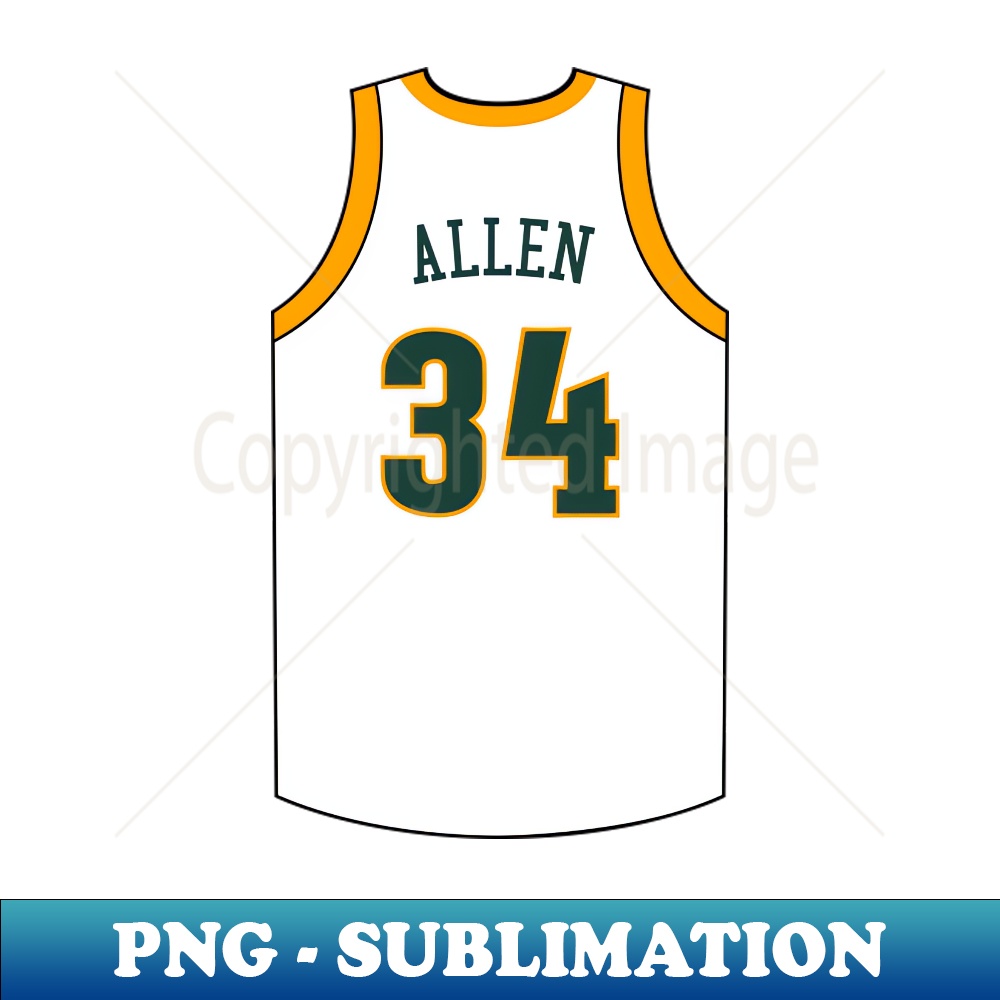 Ray Allen Seattle Supersonics Jersey Qiangy - High-Quality P | Inspire ...