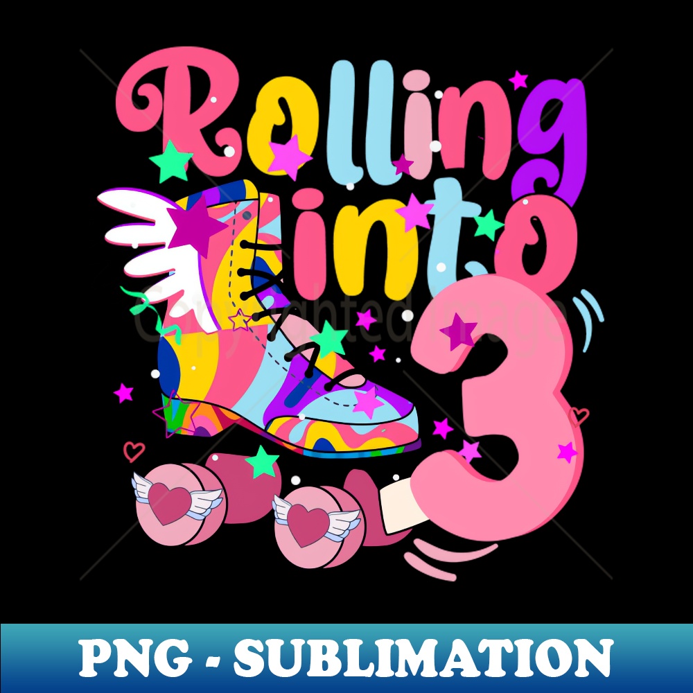 rolling into 3 - 3rd birthday girl roller skates theme party | Inspire ...