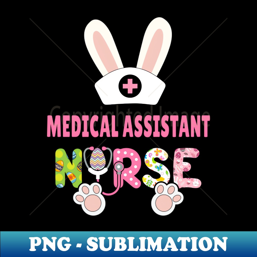 Funny Stethoscope Medical Assistant Nurse Bunny Easter Day M | Inspire ...
