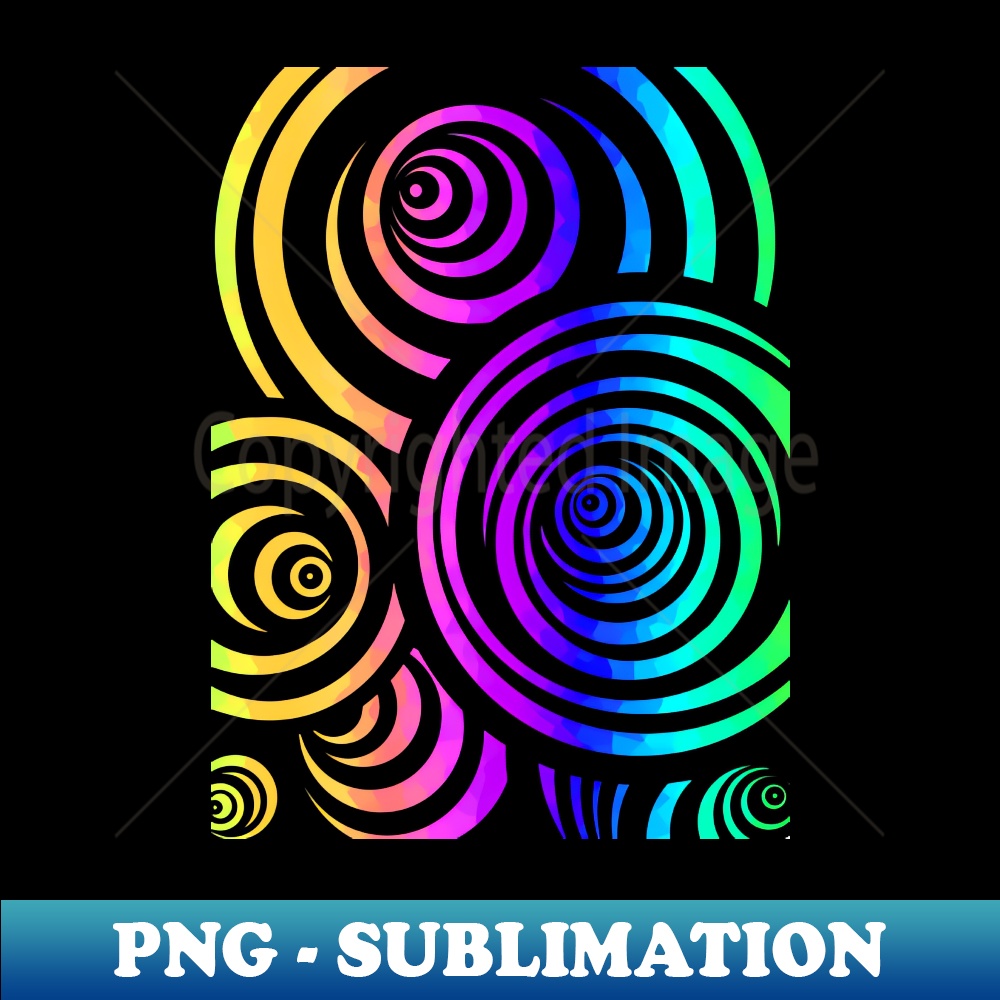 Color Whirl 3D - Aesthetic Sublimation Digital File - Transf | Inspire ...