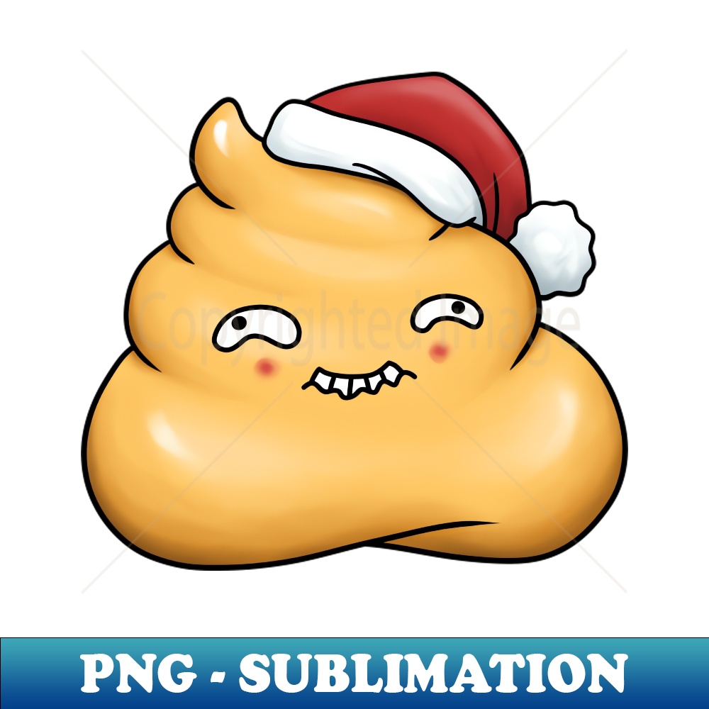 Christmas Poop Santa - Instant Sublimation Digital Download | Inspire ...