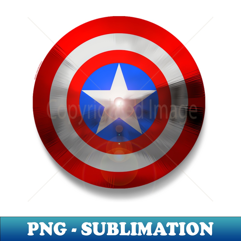 CAPS SHIELD - Metal - Modern Sublimation PNG File - Stunning | Inspire ...