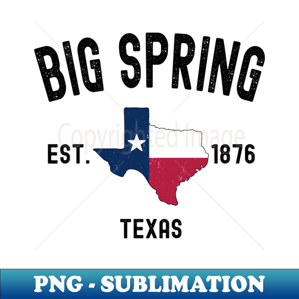 Vintage Big Spring Texas Est 1876 Souvenir Gift Big Spring | Inspire Uplift