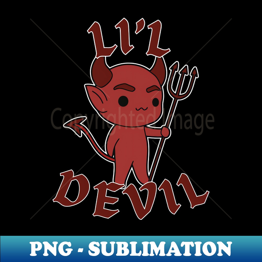 Lil Devil - High-Resolution PNG Sublimation File - Create wi | Inspire ...
