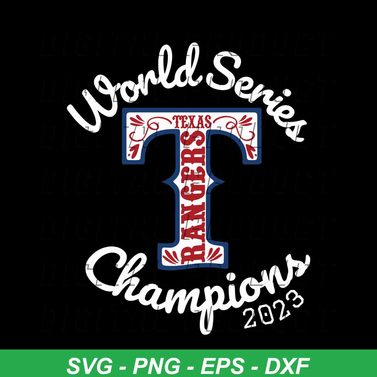 Texas Rangers World Series Champions 2023 SVG Download | Inspire Uplift