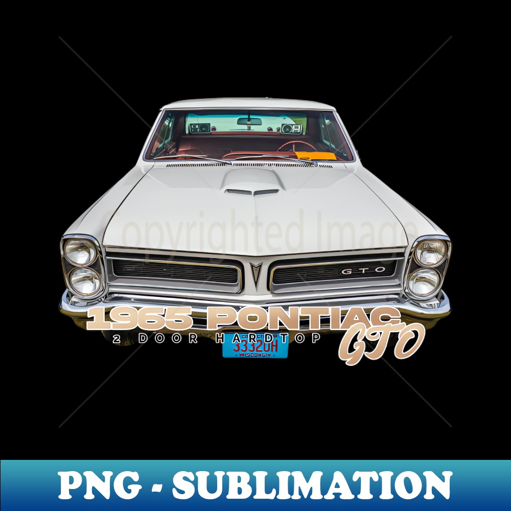 1965 Pontiac GTO 2 Door Hardtop - Decorative Sublimation PNG | Inspire ...