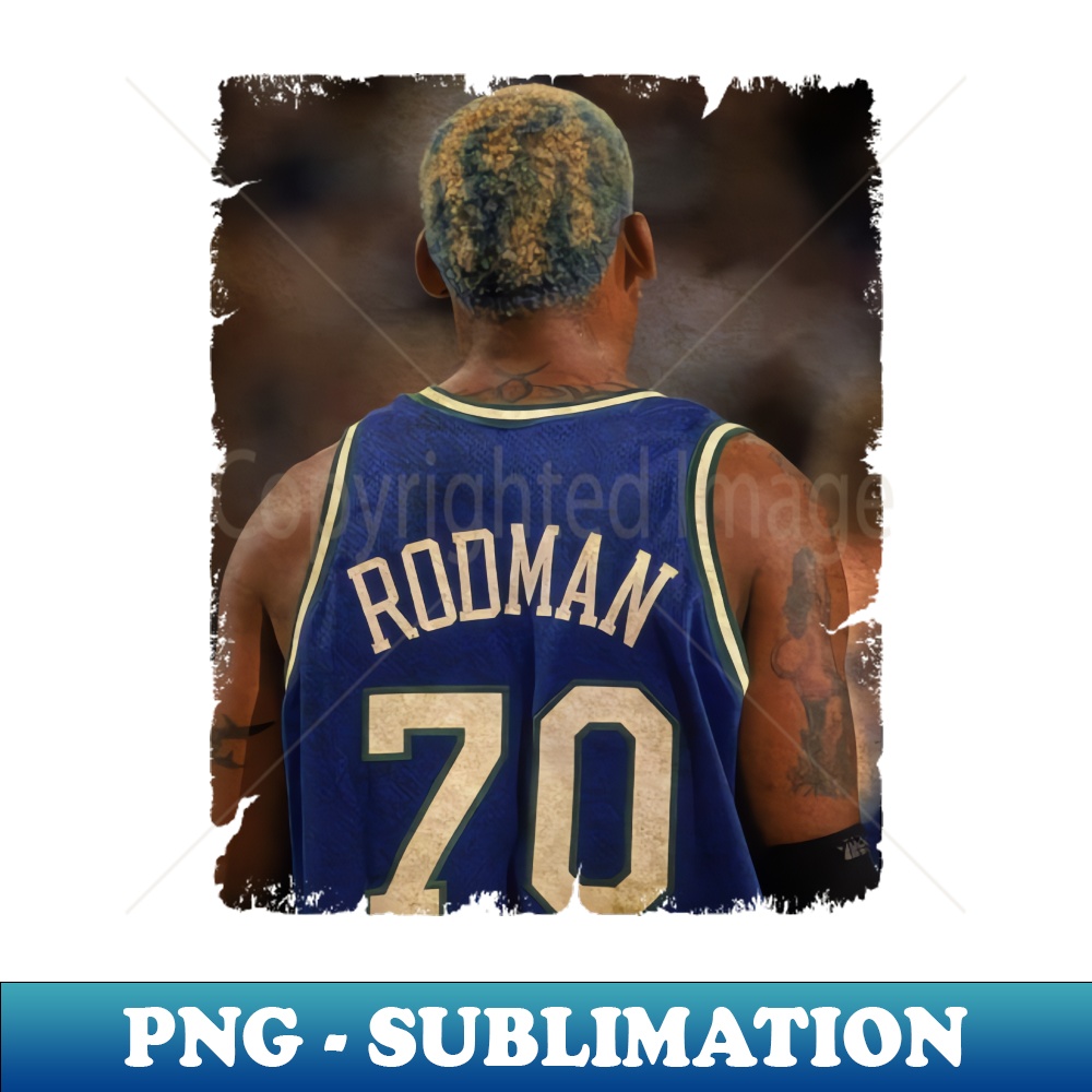 Rodman New Hairstyle Blue - Exclusive Sublimation Digital Fi | Inspire ...