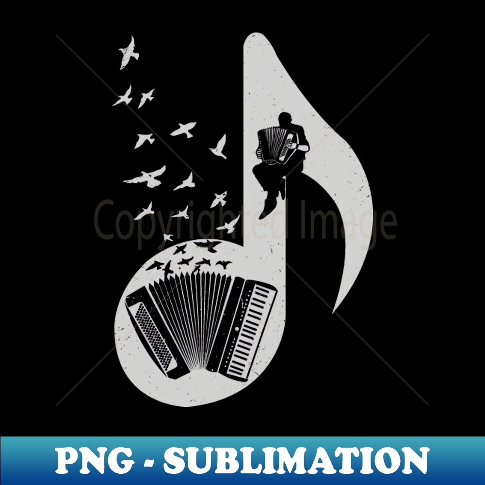 Musical note - Accordion - Premium Sublimation Digital Downl | Inspire ...