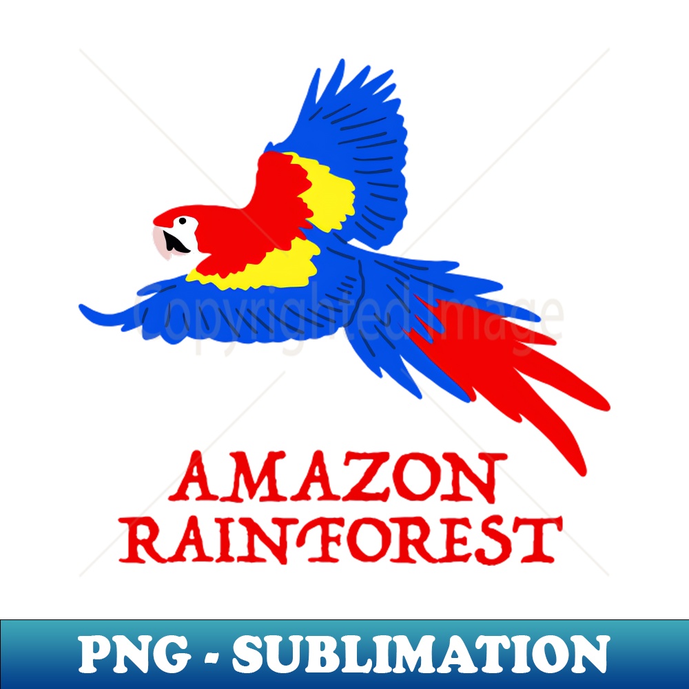 Amazon Macaw - Exclusive Sublimation Digital File - Perfect | Inspire ...