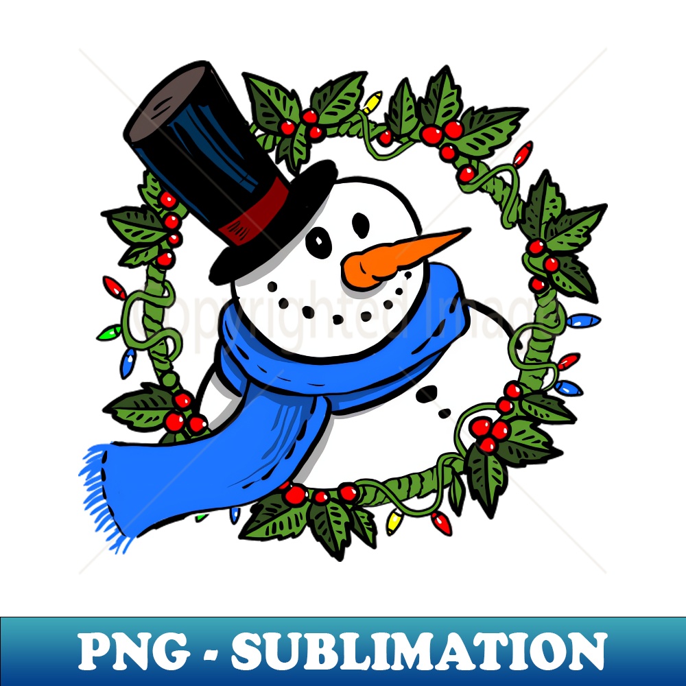 Snowman Reef - PNG Transparent Sublimation Design - Unlock V - Inspire ...
