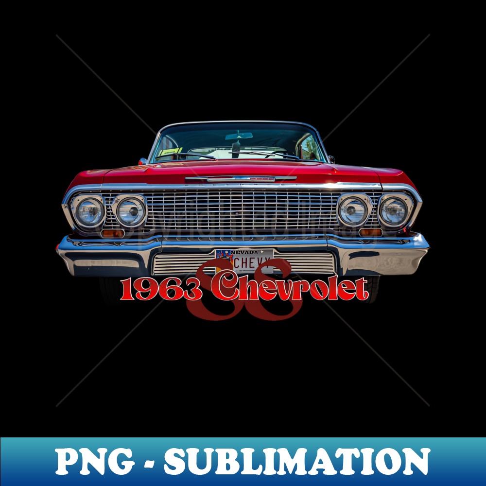 1963 Chevrolet Impala SS Hardtop Coupe - PNG Transparent Dig | Inspire ...