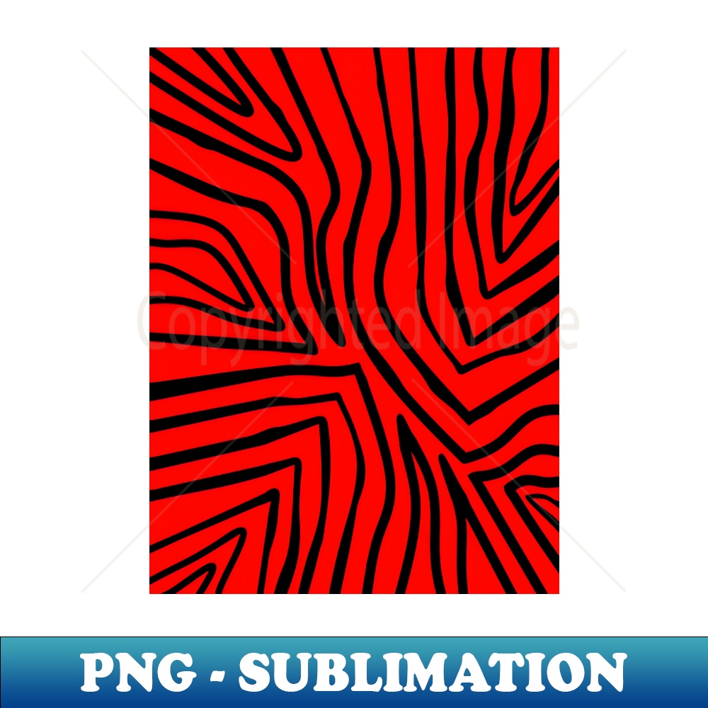 RED Zebra Stripes - High-Resolution PNG Sublimation File - U | Inspire ...