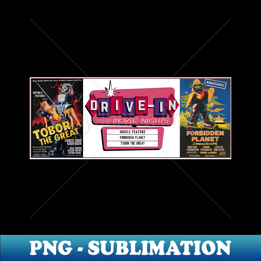 Drive-In Double Feature - Forbidden Planet Tobor The Great | Inspire Uplift