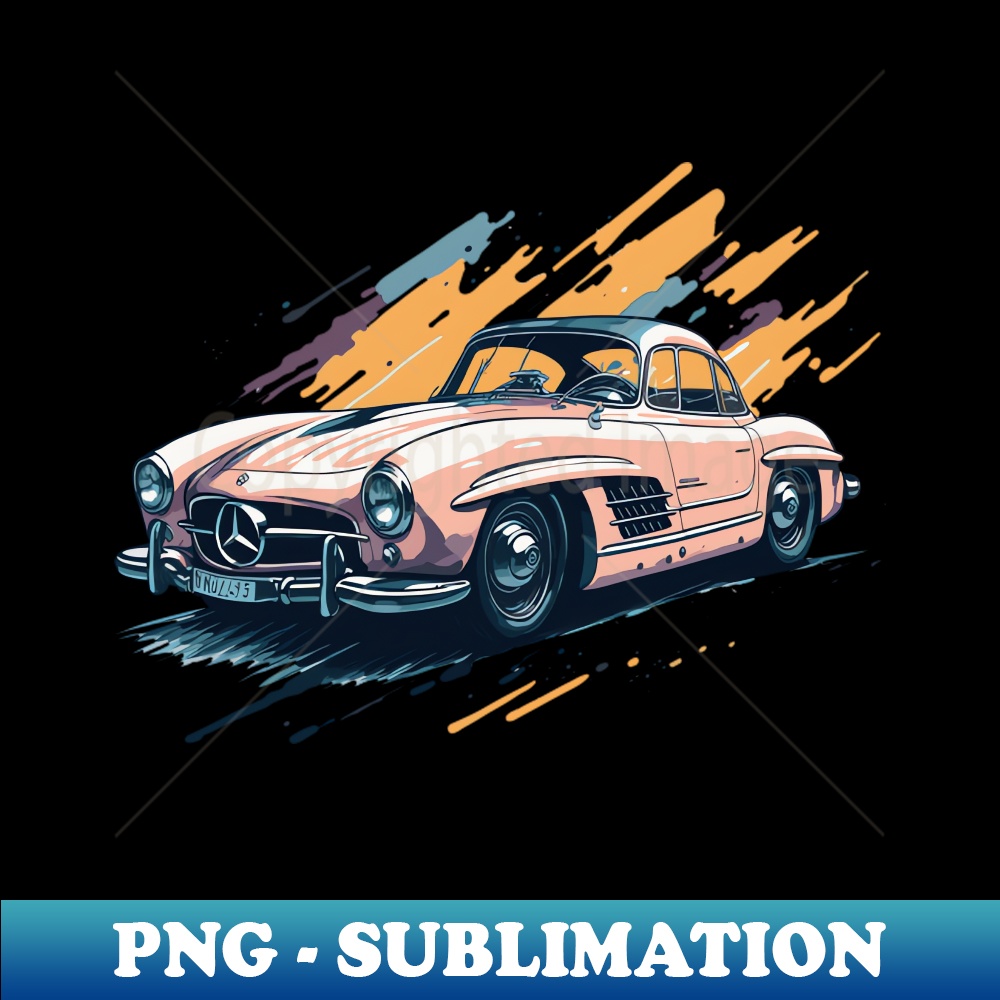 Mercedes-Benz 300SL - Unique Sublimation PNG Download - Add - Inspire ...
