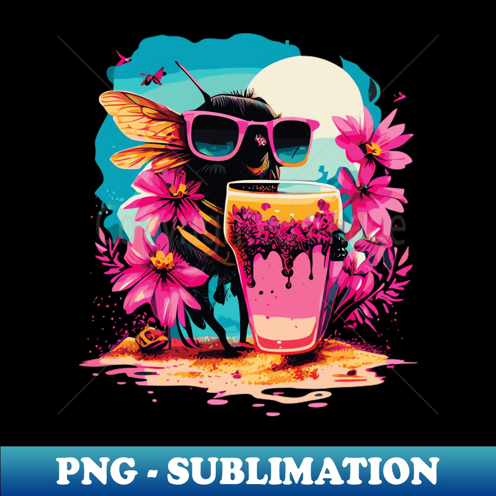 Bee Beach - High-Quality PNG Sublimation Download - Stunning | Inspire ...