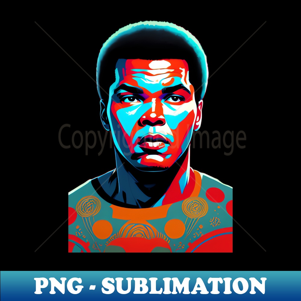 Pop Art Muhammad Ali - PNG Transparent Digital Download File | Inspire ...
