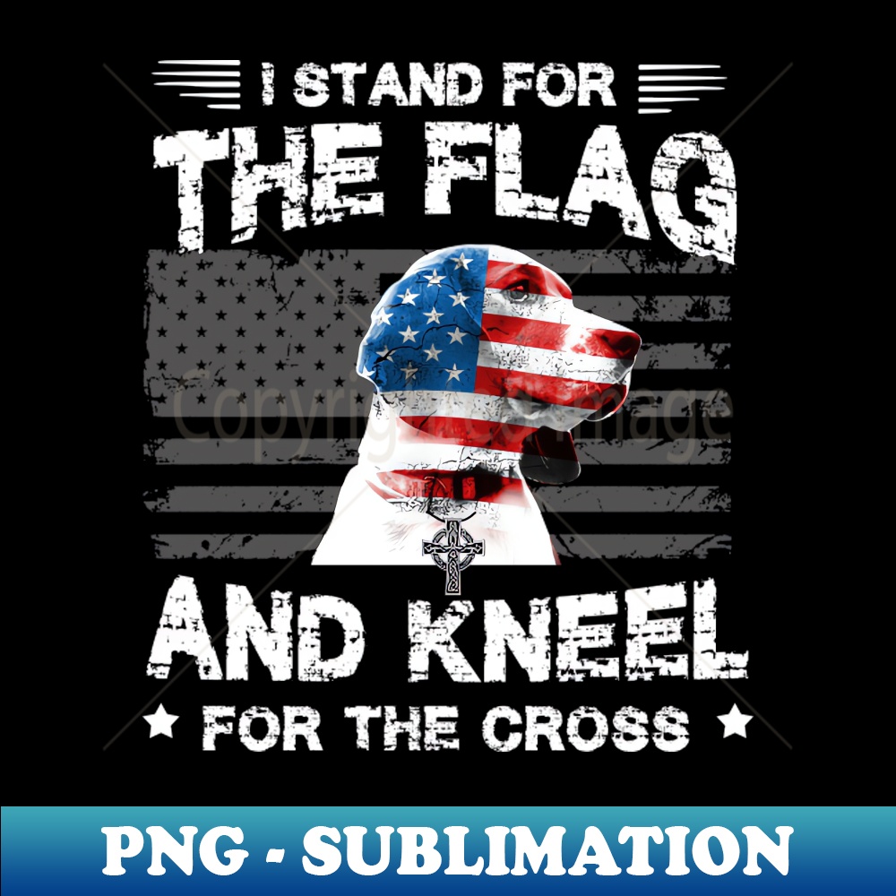 Beagles Dog Stand For The Flag Kneel For Fallen - Premium Su | Inspire ...