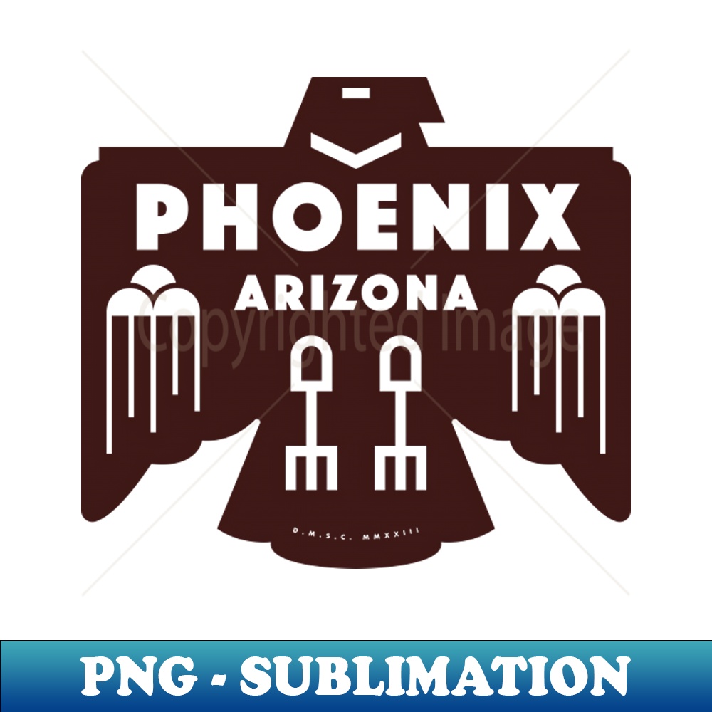 Native American Bird - Phoenix Arizona Brown - Instant Subli | Inspire ...