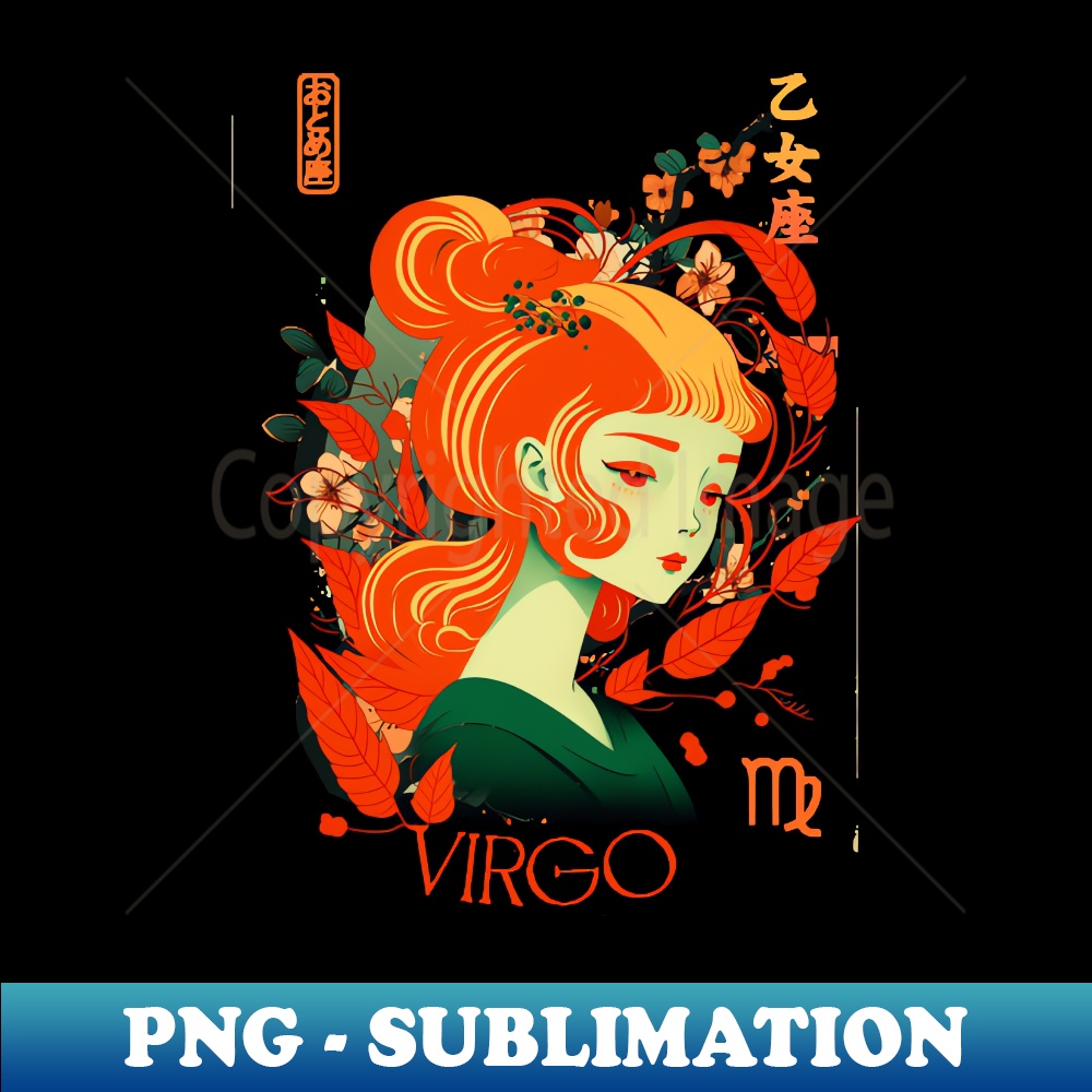 Virgo zodiac - PNG Transparent Digital Download File for Sub | Inspire ...