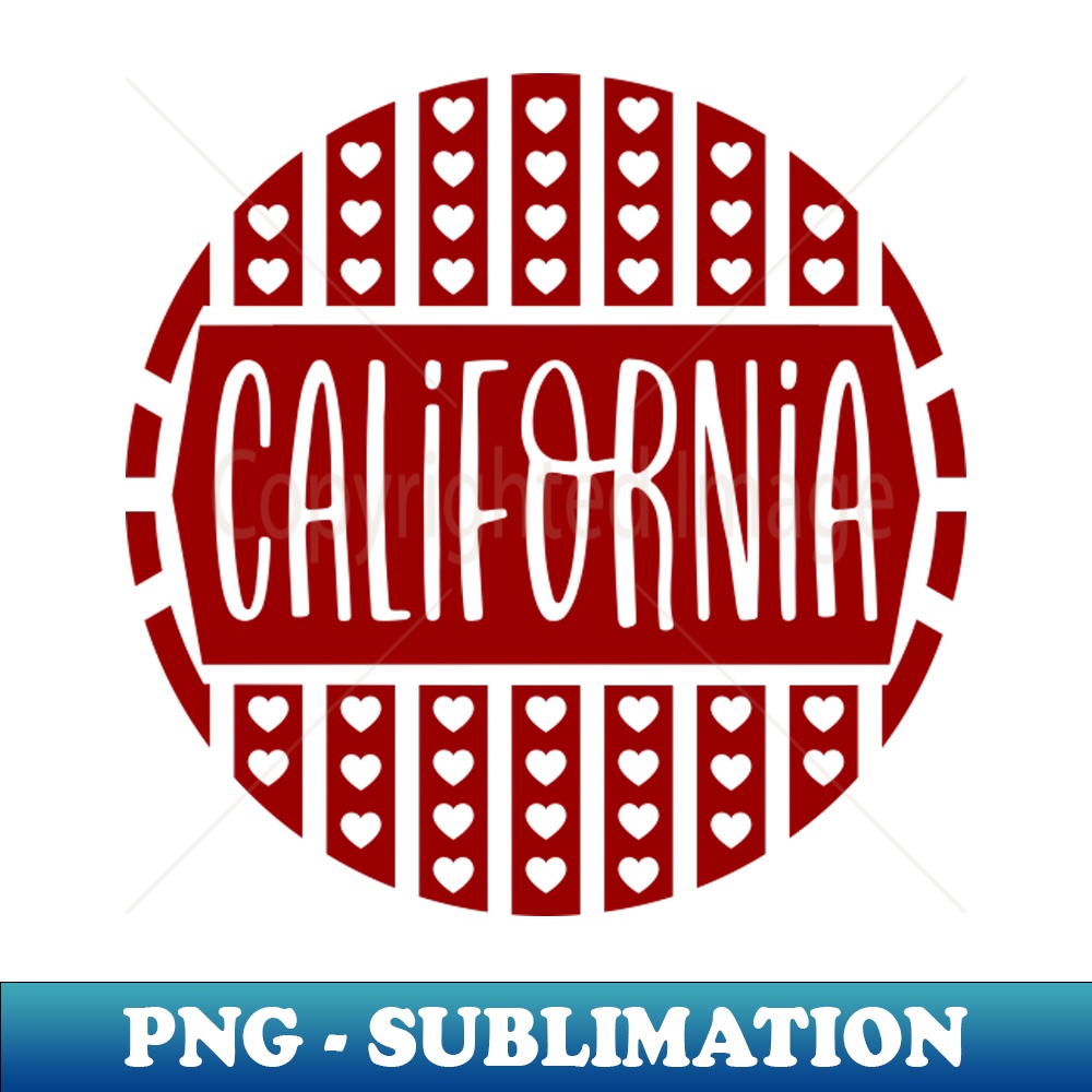 California - PNG Transparent Sublimation File - Boost Your S | Inspire ...