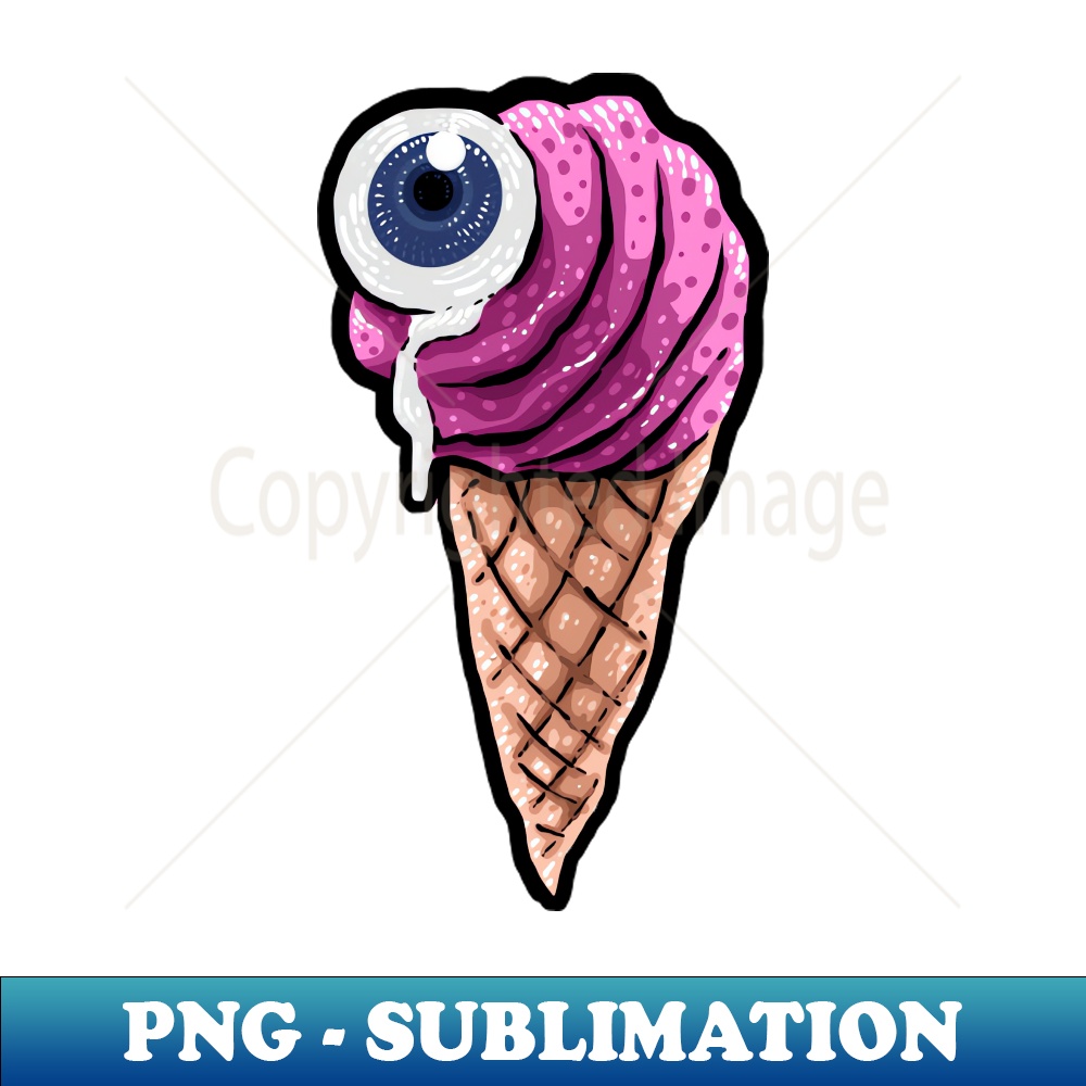 Ice Cream Eye - PNG Transparent Digital Download File for Su | Inspire ...