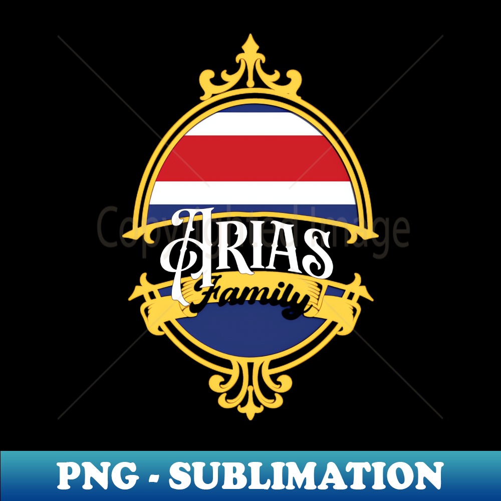 Arias Family - Costa Rica - Special Edition Sublimation PNG | Inspire ...