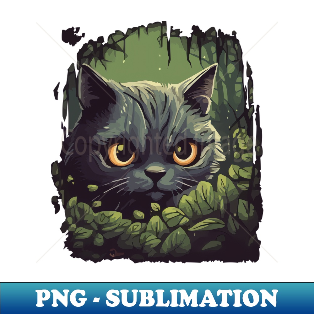 Sneaky Cat - Retro PNG Sublimation Digital Download - Defyin | Inspire Uplift