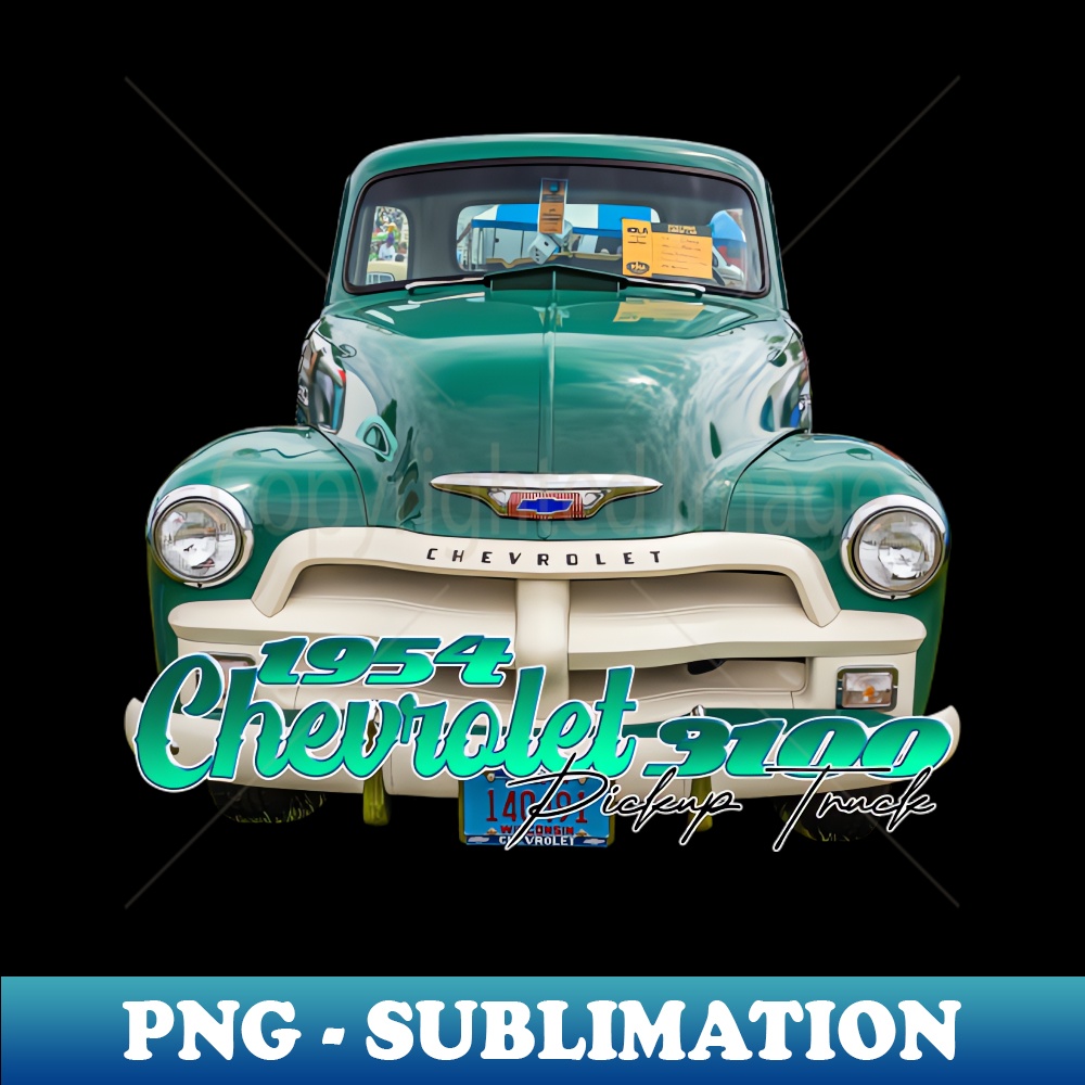 1954 Chevrolet 3100 Pickup Truck - Aesthetic Sublimation Dig - Inspire ...