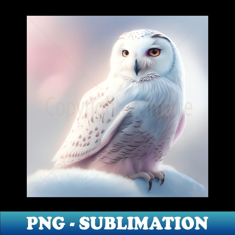 Winter Nights Snowy Owl - Signature Sublimation PNG File - B | Inspire ...