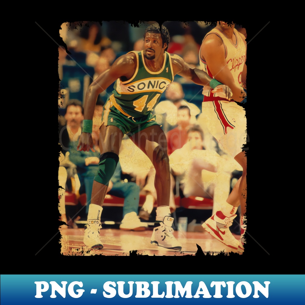 Michael Cage Michael Cage Vintage Design Of Basketball 70s | Inspire Uplift