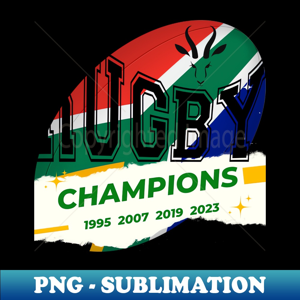 Springbok Rugby Champions - High-Quality PNG Sublimation Dow | Inspire ...