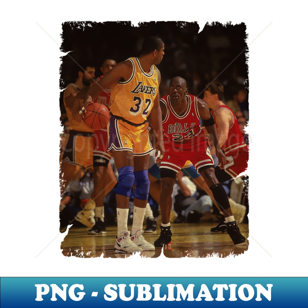 Magic Johnson vs Michael Jordan NBA Finals - PNG Transparent | Inspire ...