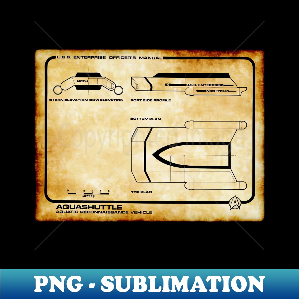 Aqua Shuttle From Animated Series - Instant PNG Sublimation - Inspire ...