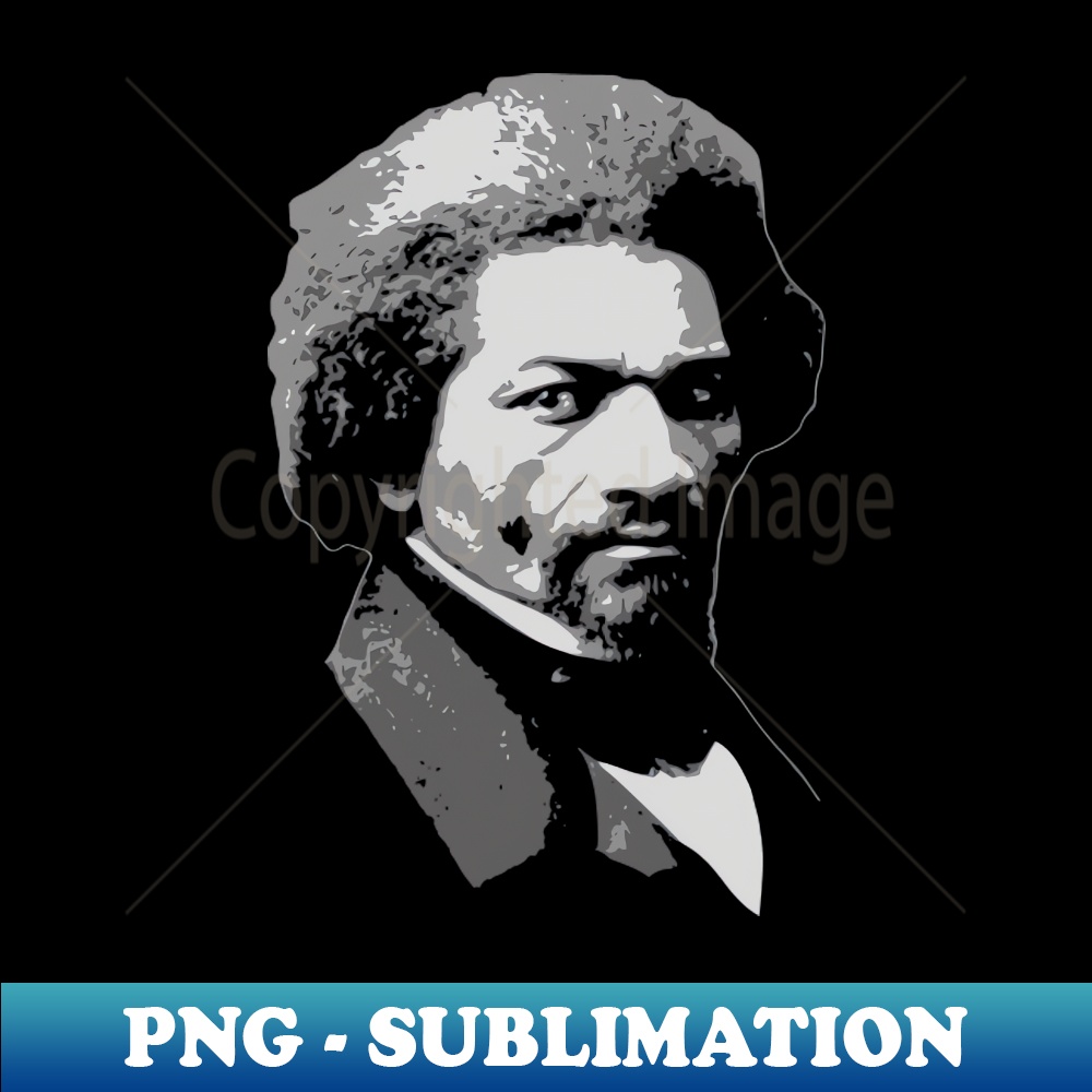 Frederick Douglass Black and White - Signature Sublimation P - Inspire ...