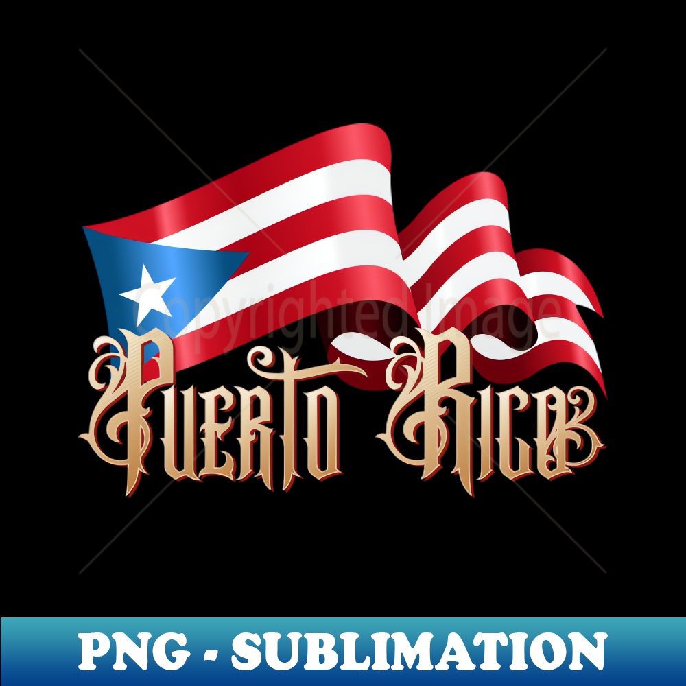 Puerto Rico Classic Flag - PNG Transparent Sublimation Desig | Inspire ...