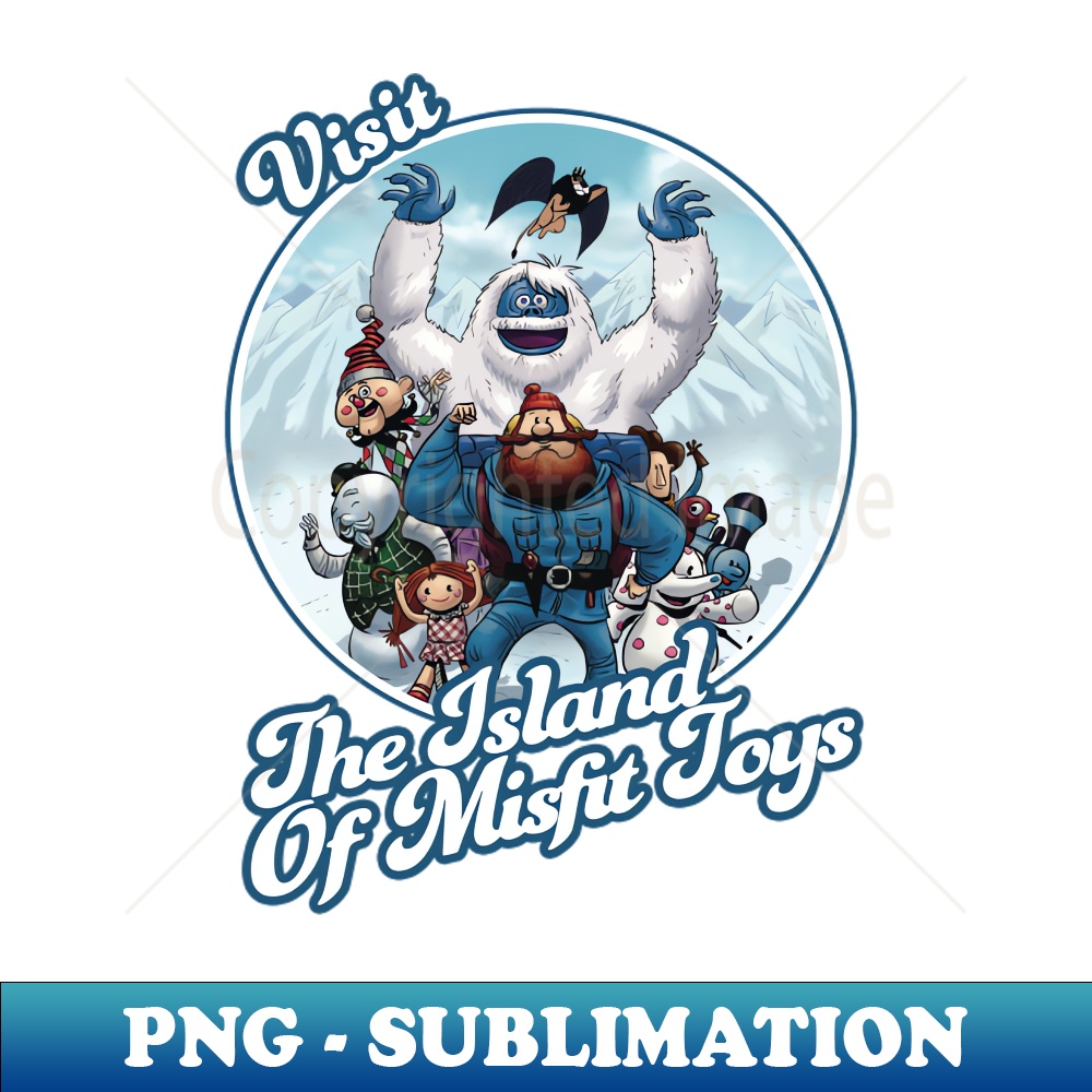 Island of Misfit Toys Alt Print - Signature Sublimation PNG | Inspire ...