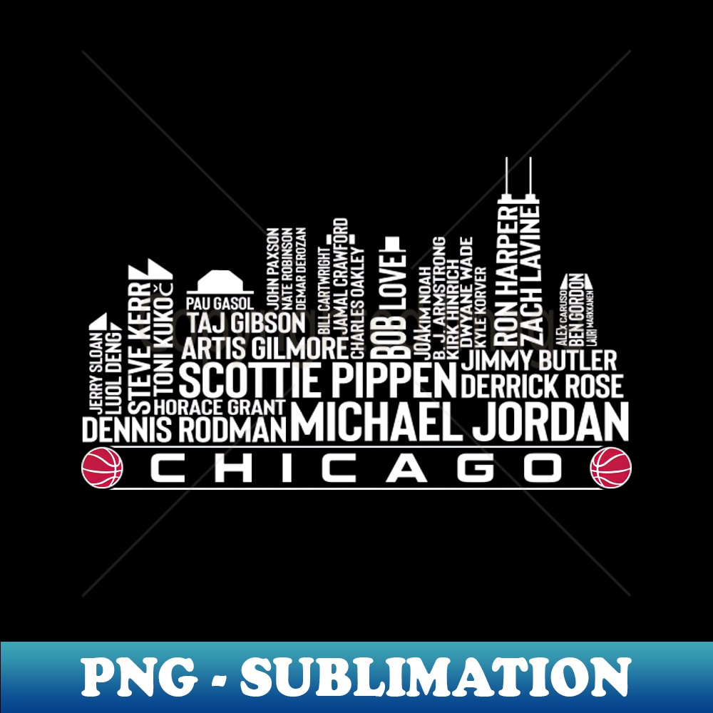 Chicago Basketball Team All Time Legends Chicago City Skylin | Inspire ...