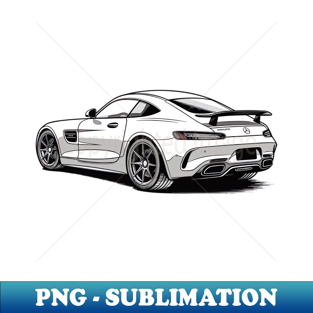 Mercedes AMG GT - PNG Transparent Sublimation File - Vibrant | Inspire ...