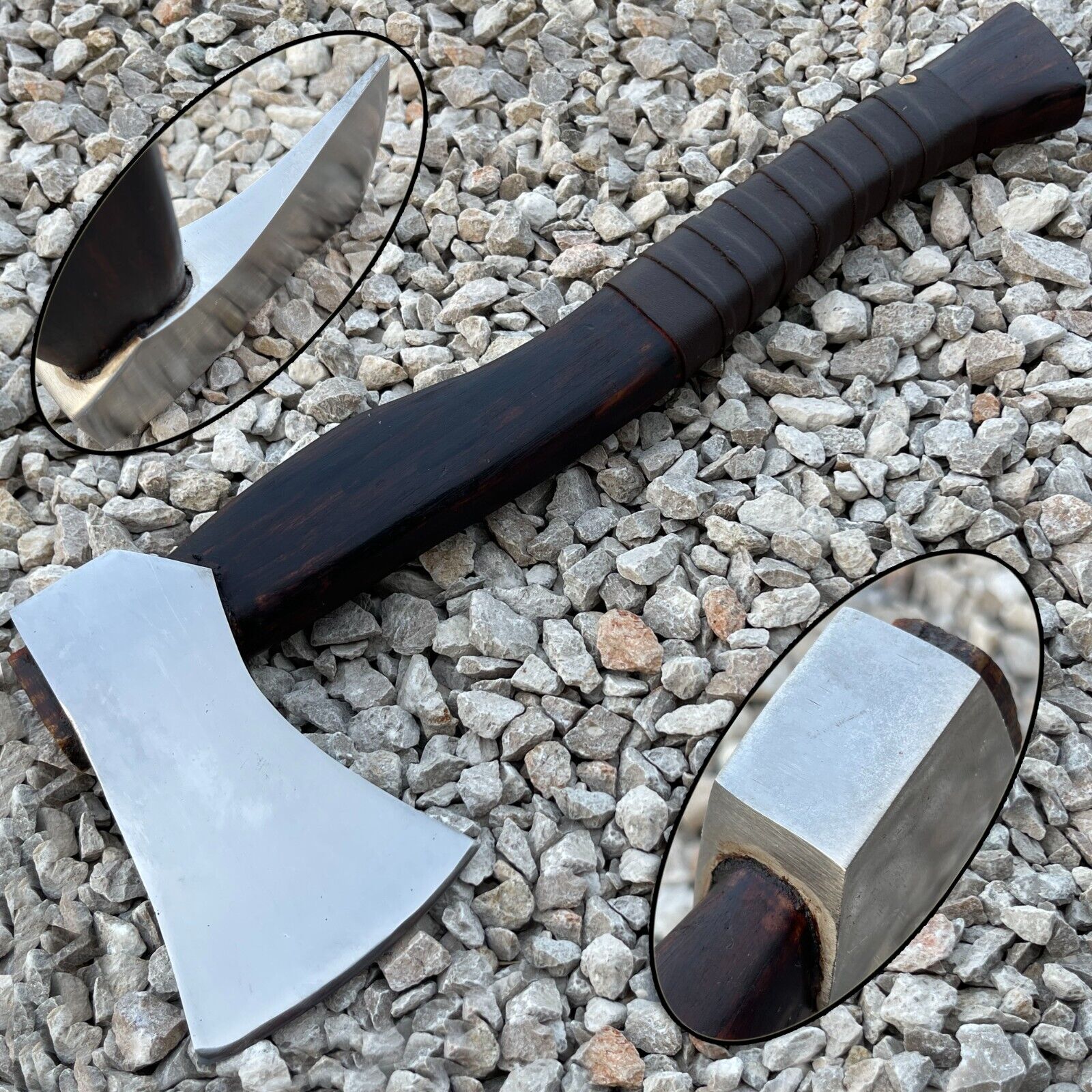 Viking Axe Custom Handmade Carbon Steel Blade Hunting Axe Ca | Inspire ...