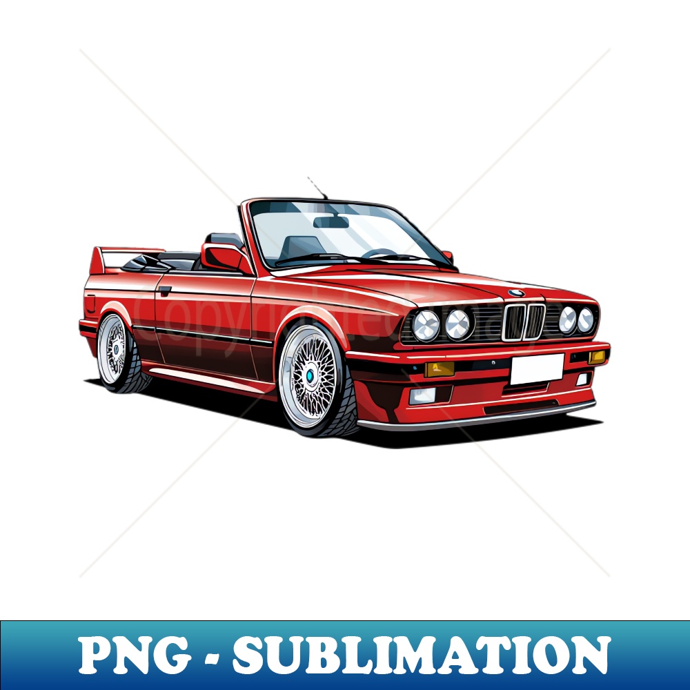 BMW 3 Series E30 - High-Quality PNG Sublimation Download - R | Inspire ...