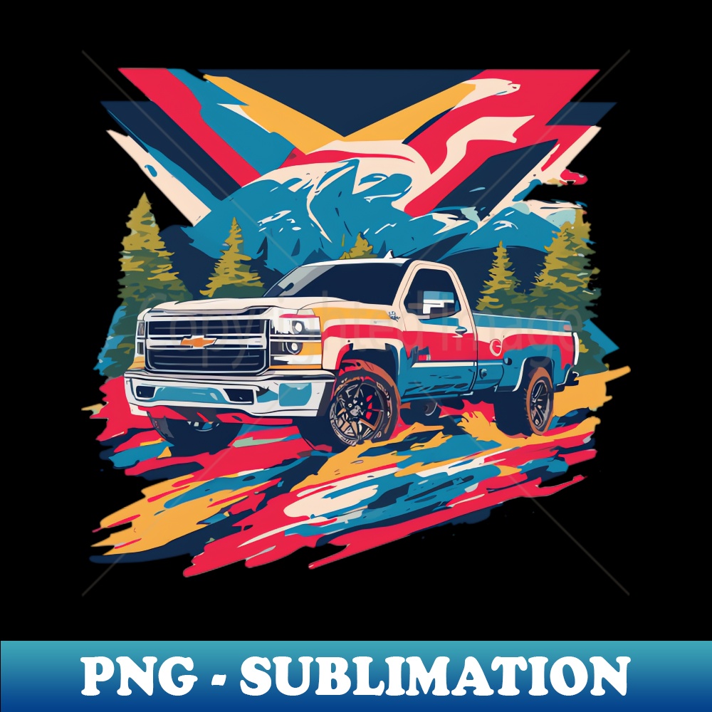 Chevy Silverado Zr2 - Professional Sublimation Digital Downl | Inspire ...