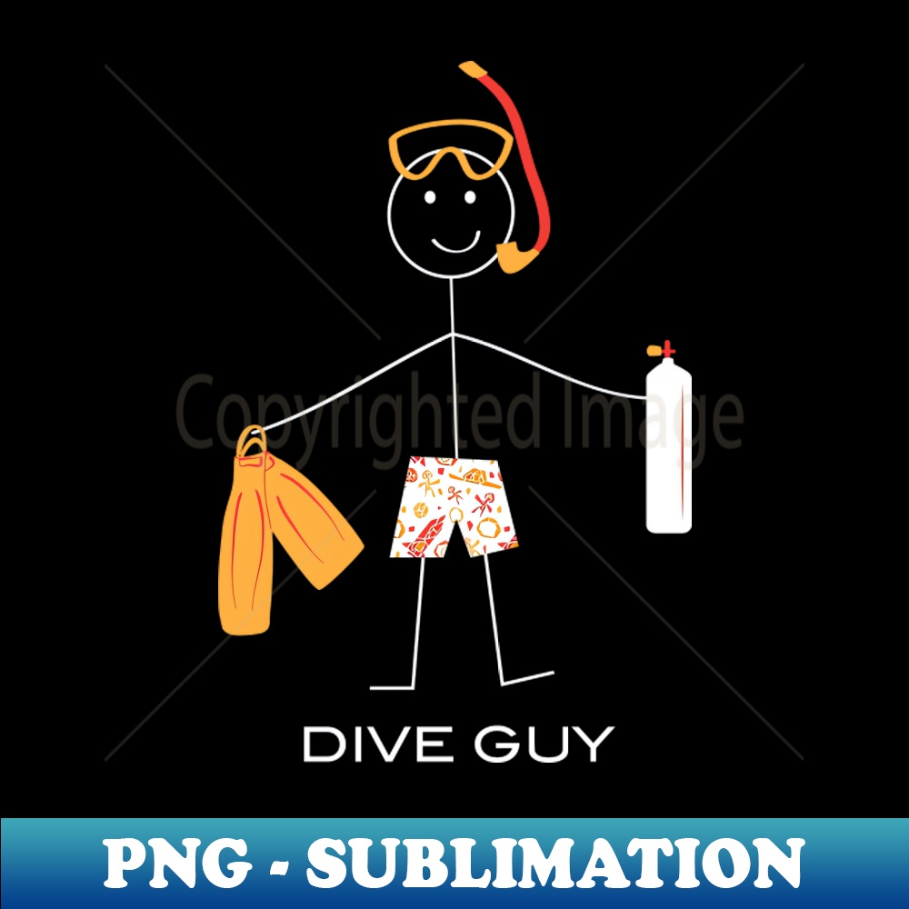 Funny Mens Dive Guy for Scuba Divers - Vintage Sublimation P | Inspire ...