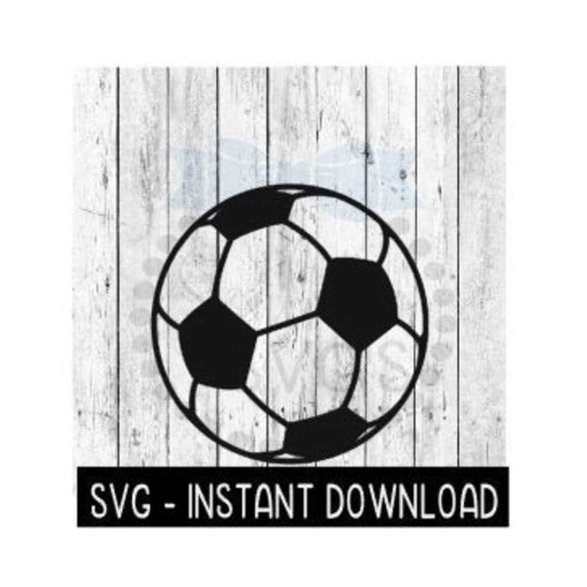 Soccer Ball SVG, Sports Ball SVG, Soccer SVG Files, Instant | Inspire ...