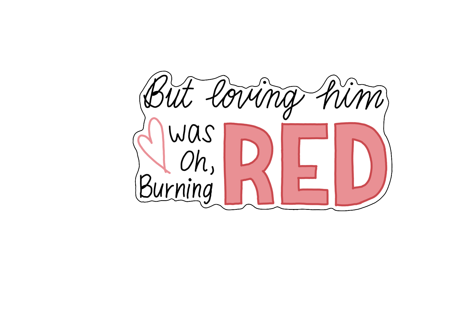 Red Stickers - Inspire Uplift