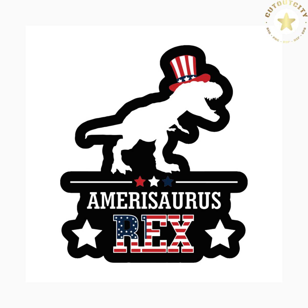 Amerisaurus rex svg, independence day svg, 4th of july svg, | Inspire ...