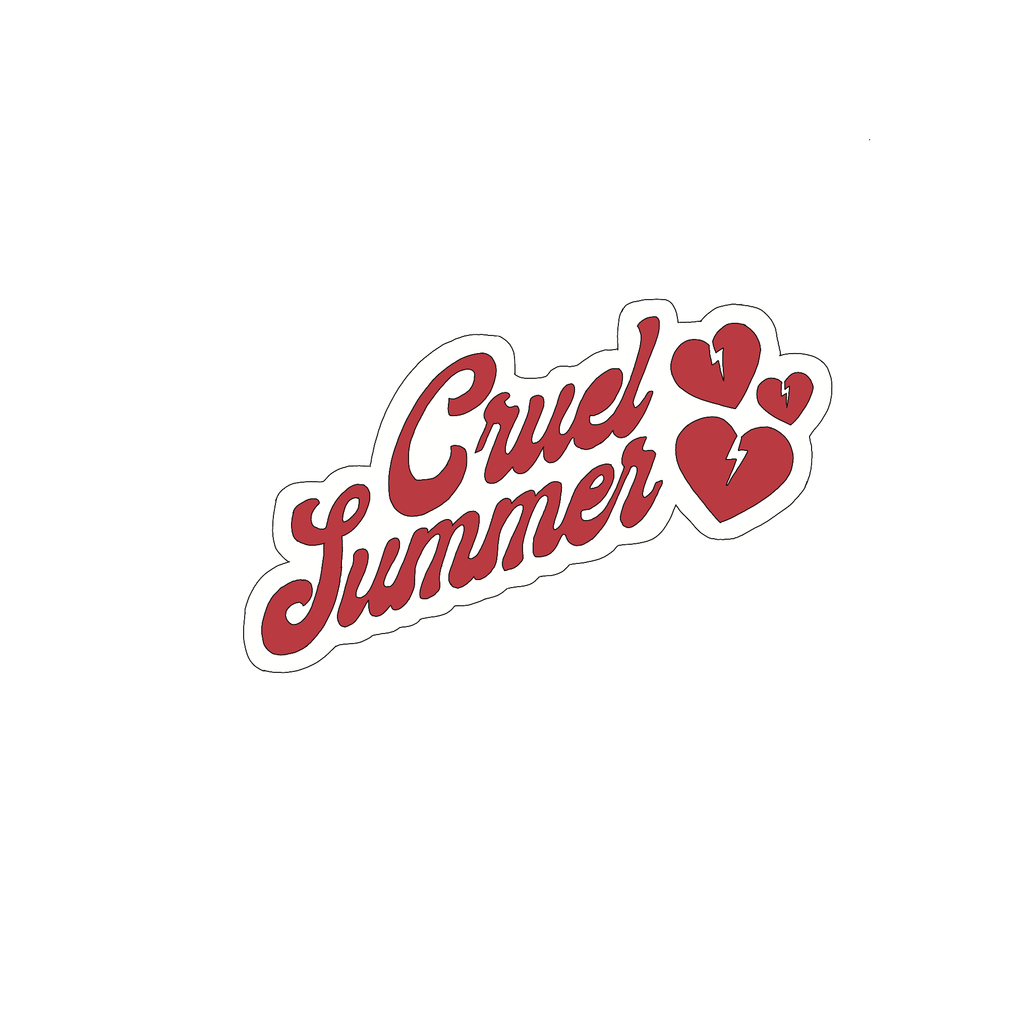 Cruel Summer Sticker | Inspire Uplift