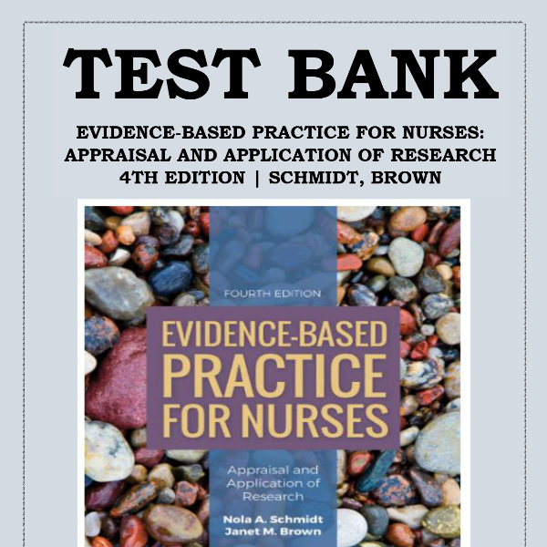 EVIDENCE-BASED PRACTICE FOR NURSES- APPRAISAL AND APPLICATIO | Inspire ...