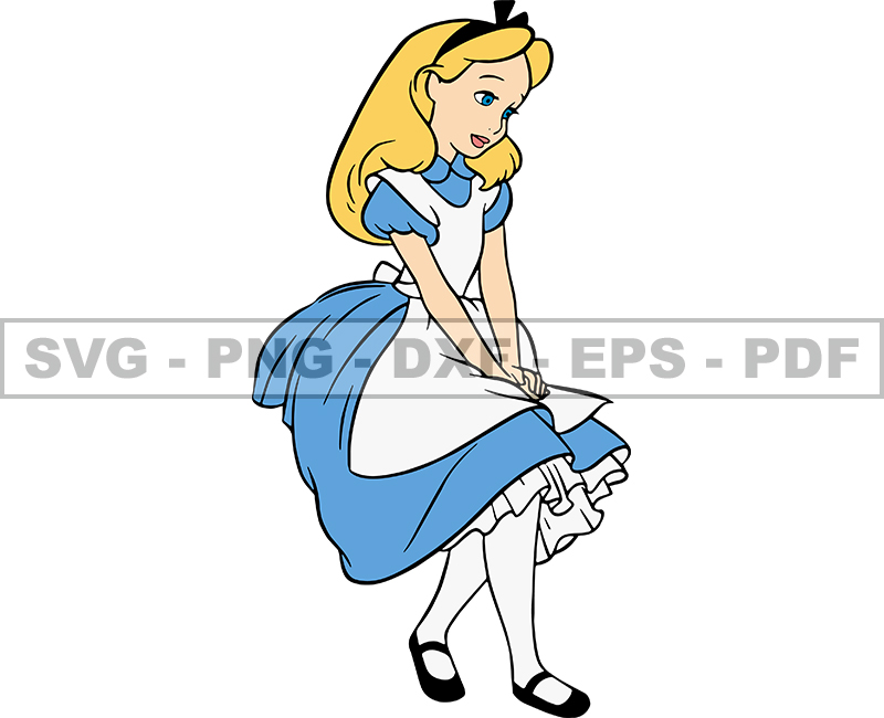 Alice in Wonderland Svg, Alice Svg, Cartoon Customs SVG, EPS | Inspire ...