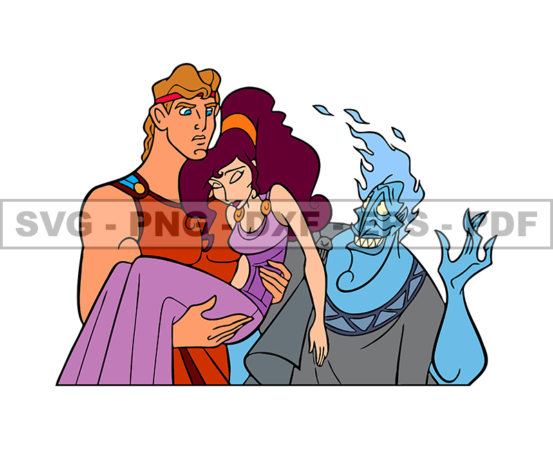 Megara Disney Svg, Cartoon Customs SVG, EPS, PNG, DXF 224 | Inspire Uplift