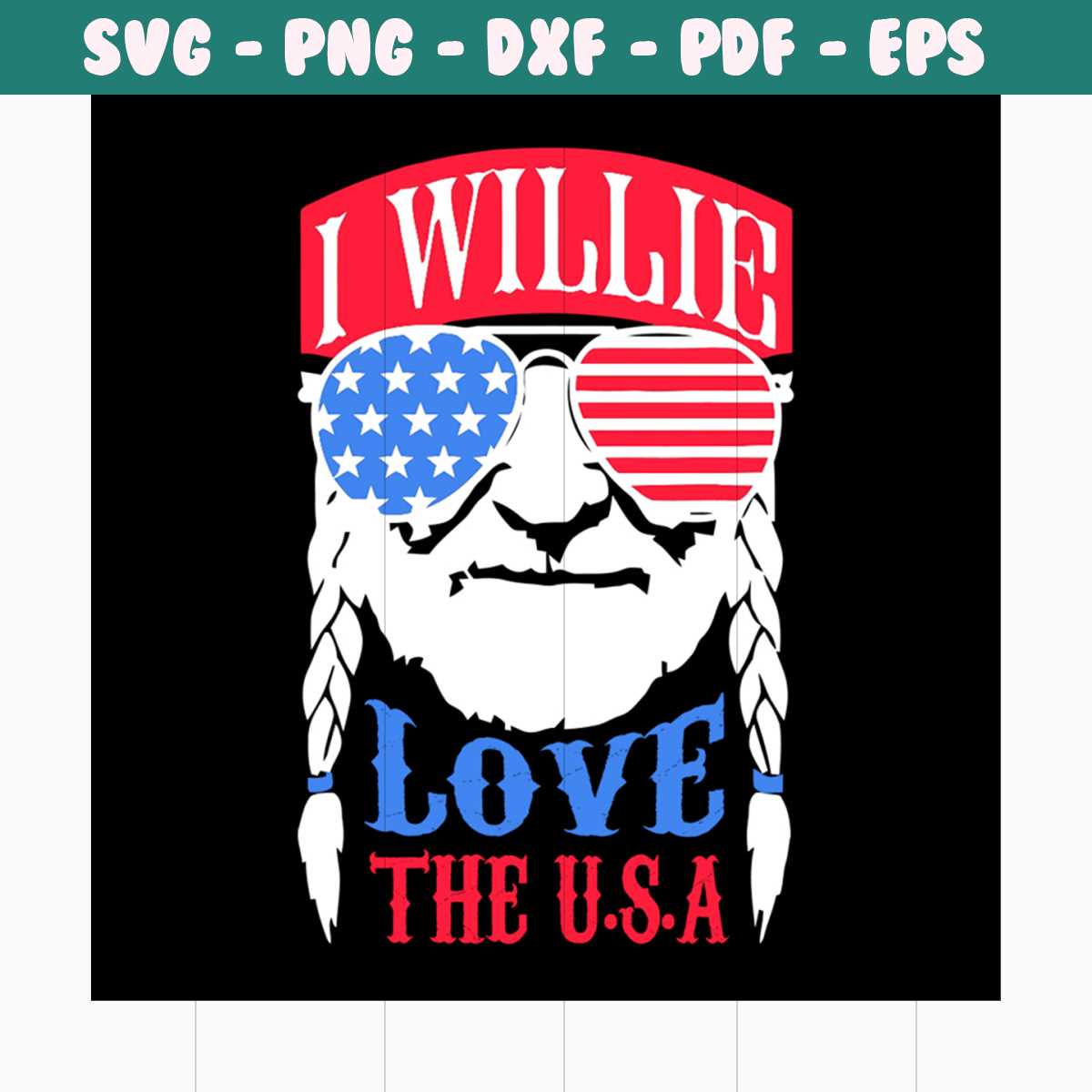 I willie love the usa svg, independence day svg, 4th of july | Inspire ...